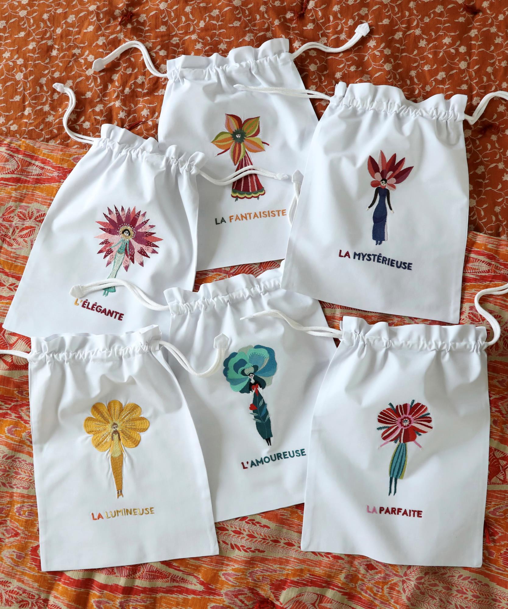 Pochon en coton La Lumineuse 100% coton Fragonard - 35,00